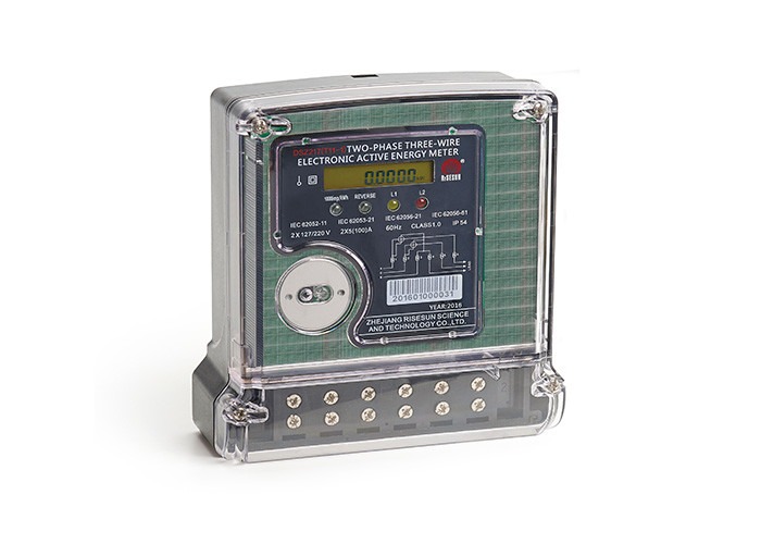Cyclometer Register Double Phase Electric Meter Class 1 Accuracy Iec ...
